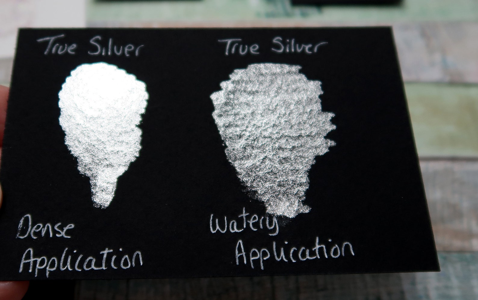 True Silver Handmade Watercolors Metallic Glitter Paints - Etsy UK