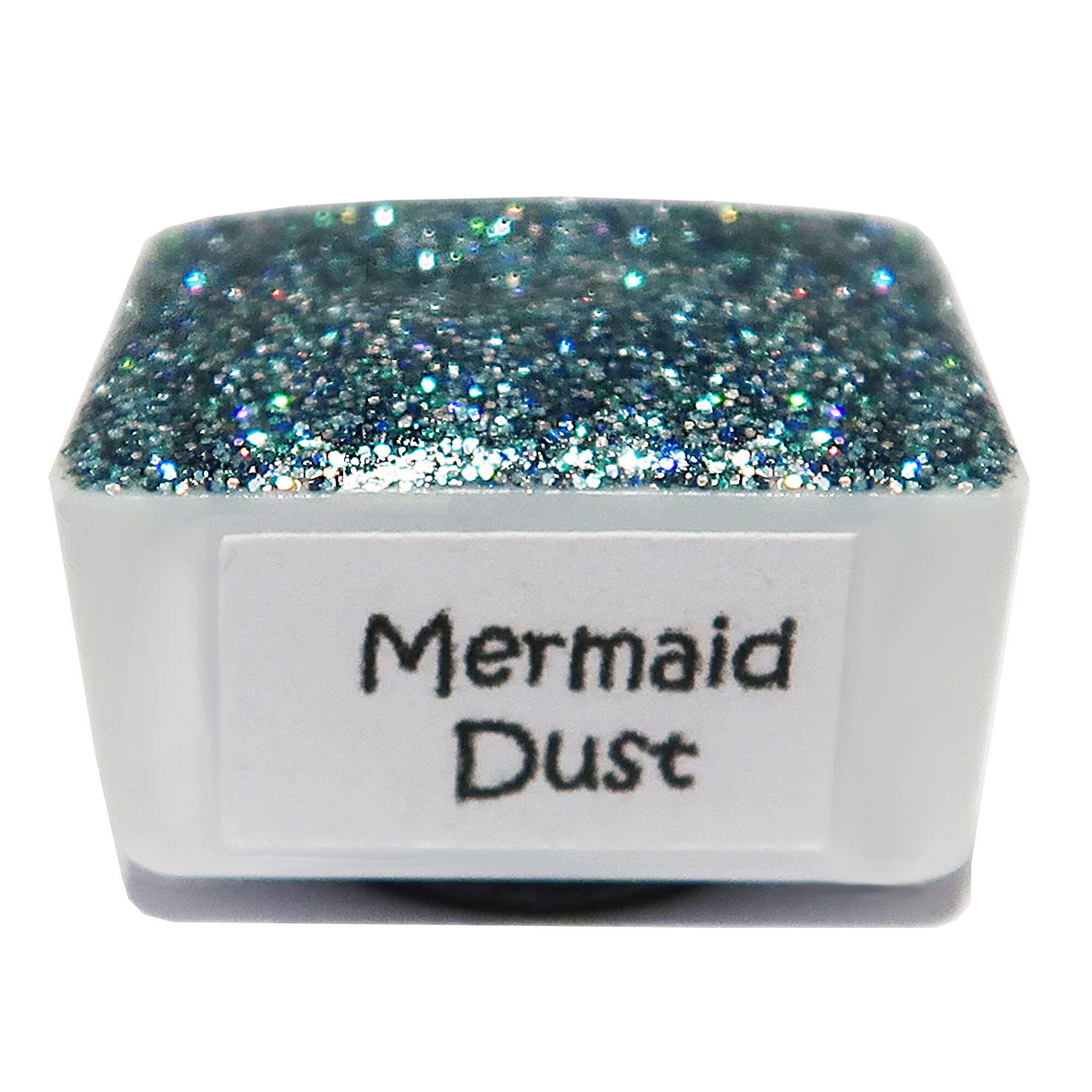 Mermaid Dust Turquoise Glitter Watercolor Handmade - Etsy