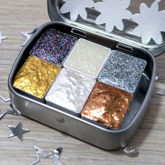 Glitter Metallic Watercolor Paint Set Beautiful Artist Gifts - Etsy