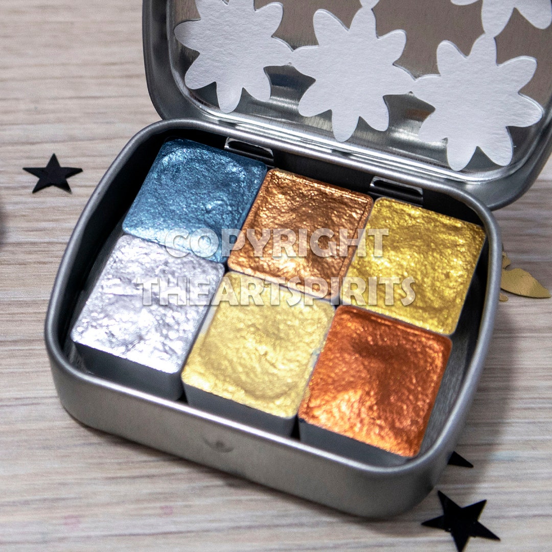 Metals Metallic Watercolor Paint Set - Beautiful Artist Gifts ...