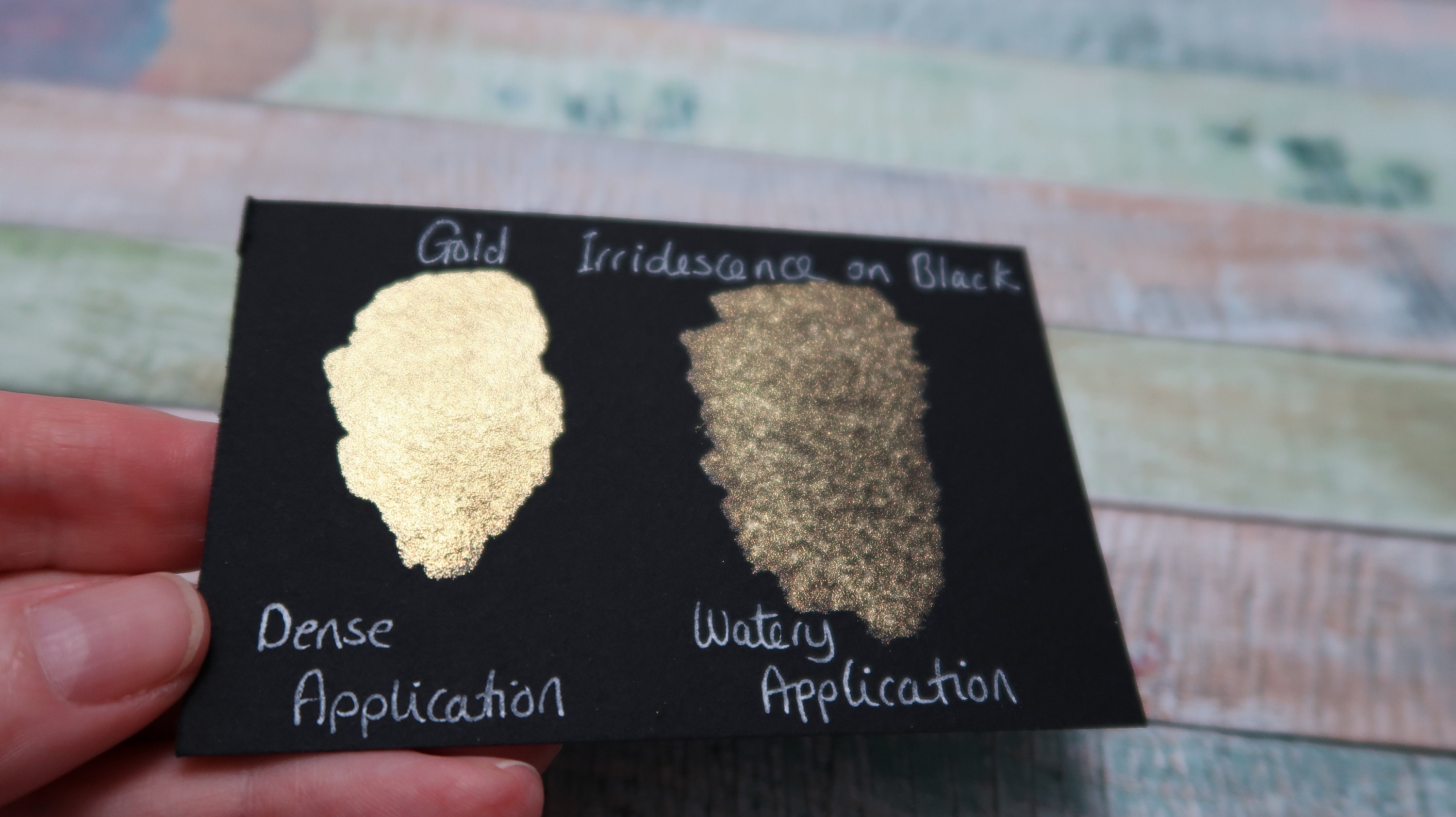 Gold Iridescence - Handmade Watercolors - Metallic Glitter Paints - Etsy