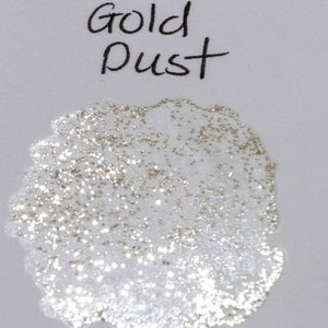 Gold Dust - Handmade Watercolors - Metallic Glitter Paints - Etsy