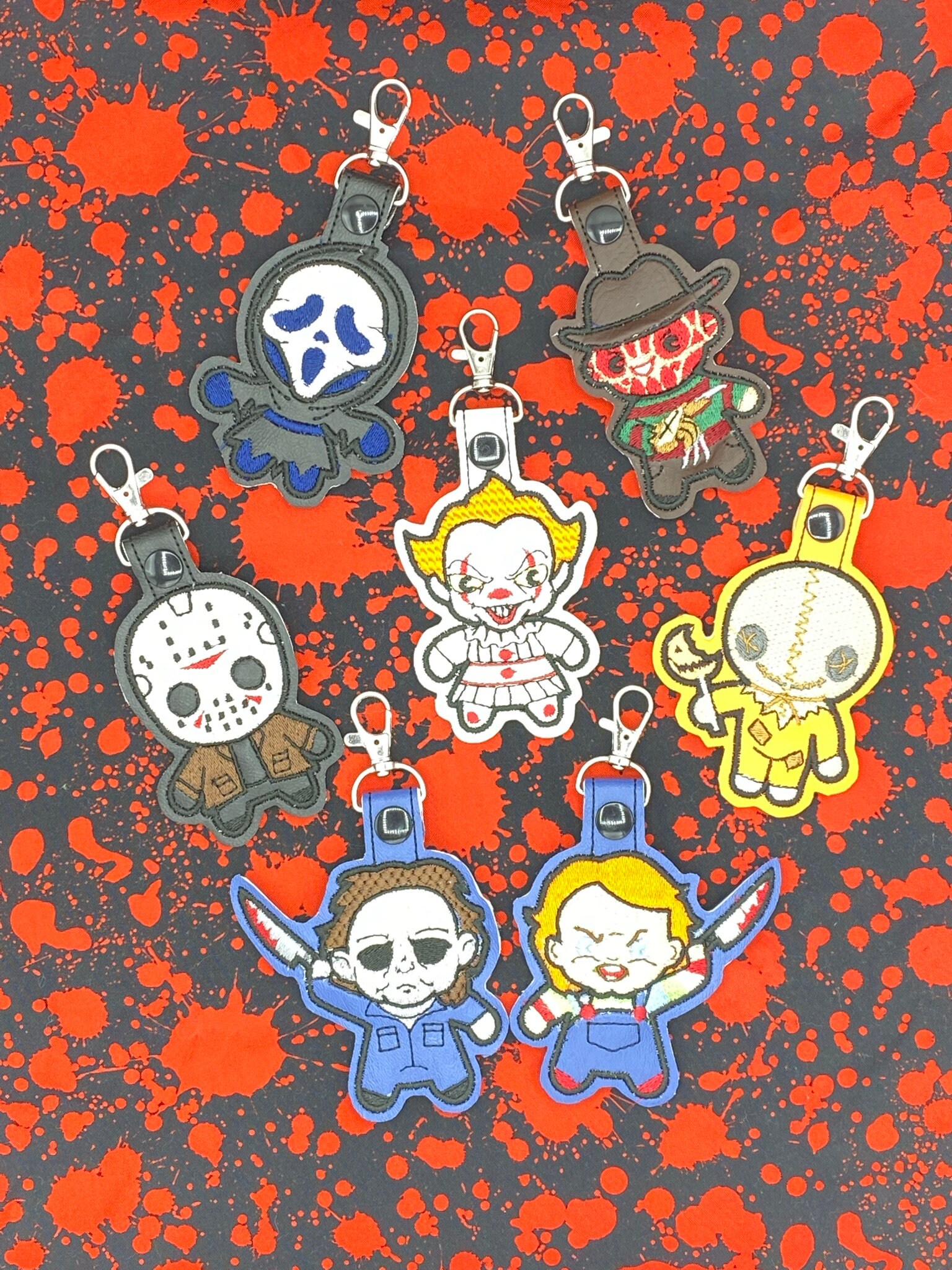 Chibi Slasher Killer Murder Horror Dudes Keychains - Etsy Israel
