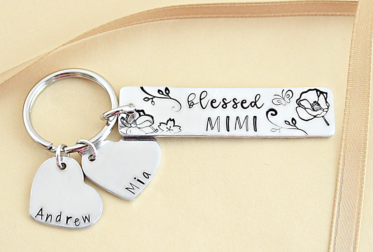 New Grandpa Gift Grandparent Reveal Grandpa Keychain | Etsy