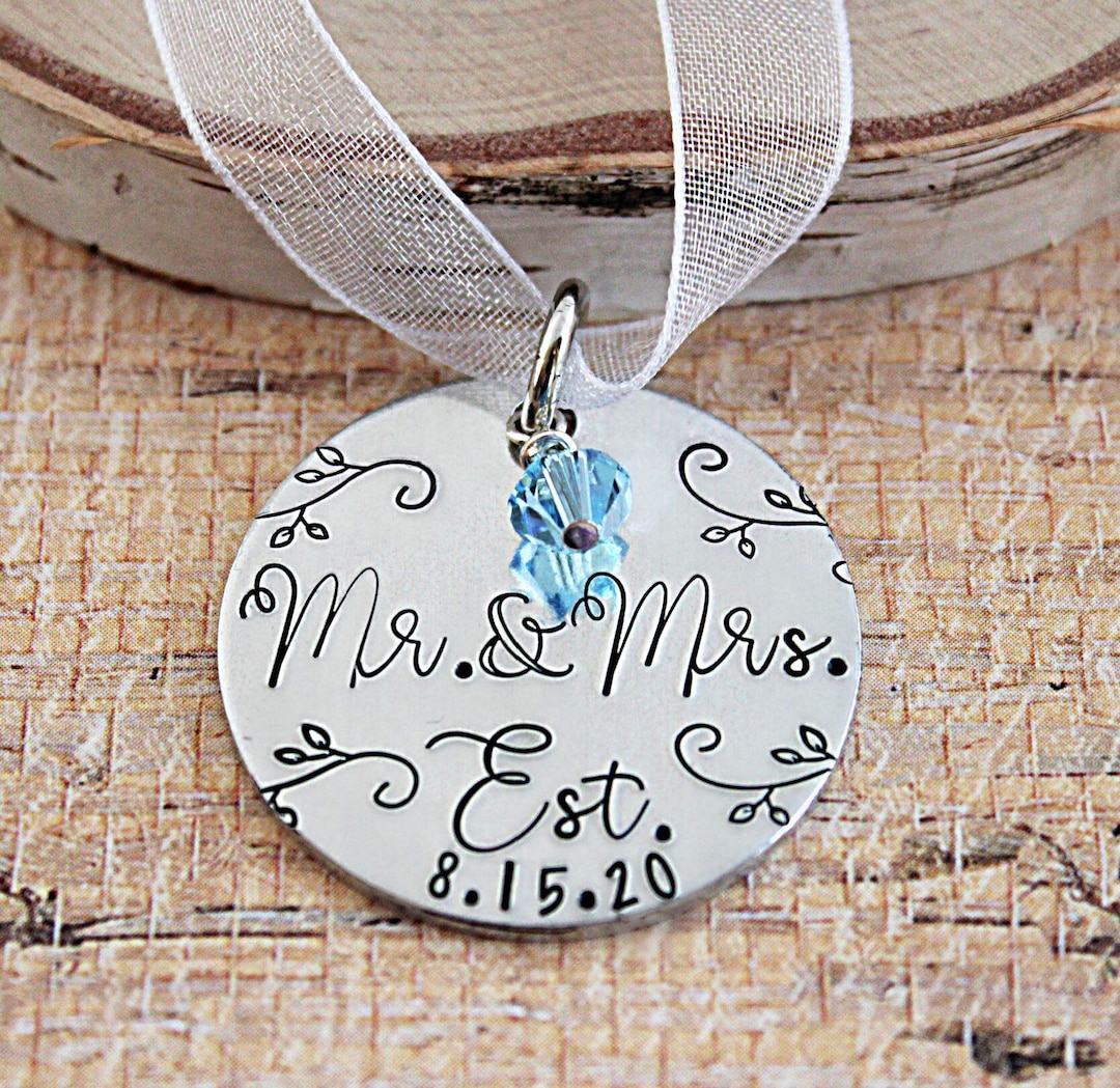 Bridal Bouquet Charm - Bride Gift From Groom - Wedding Keepsake ...