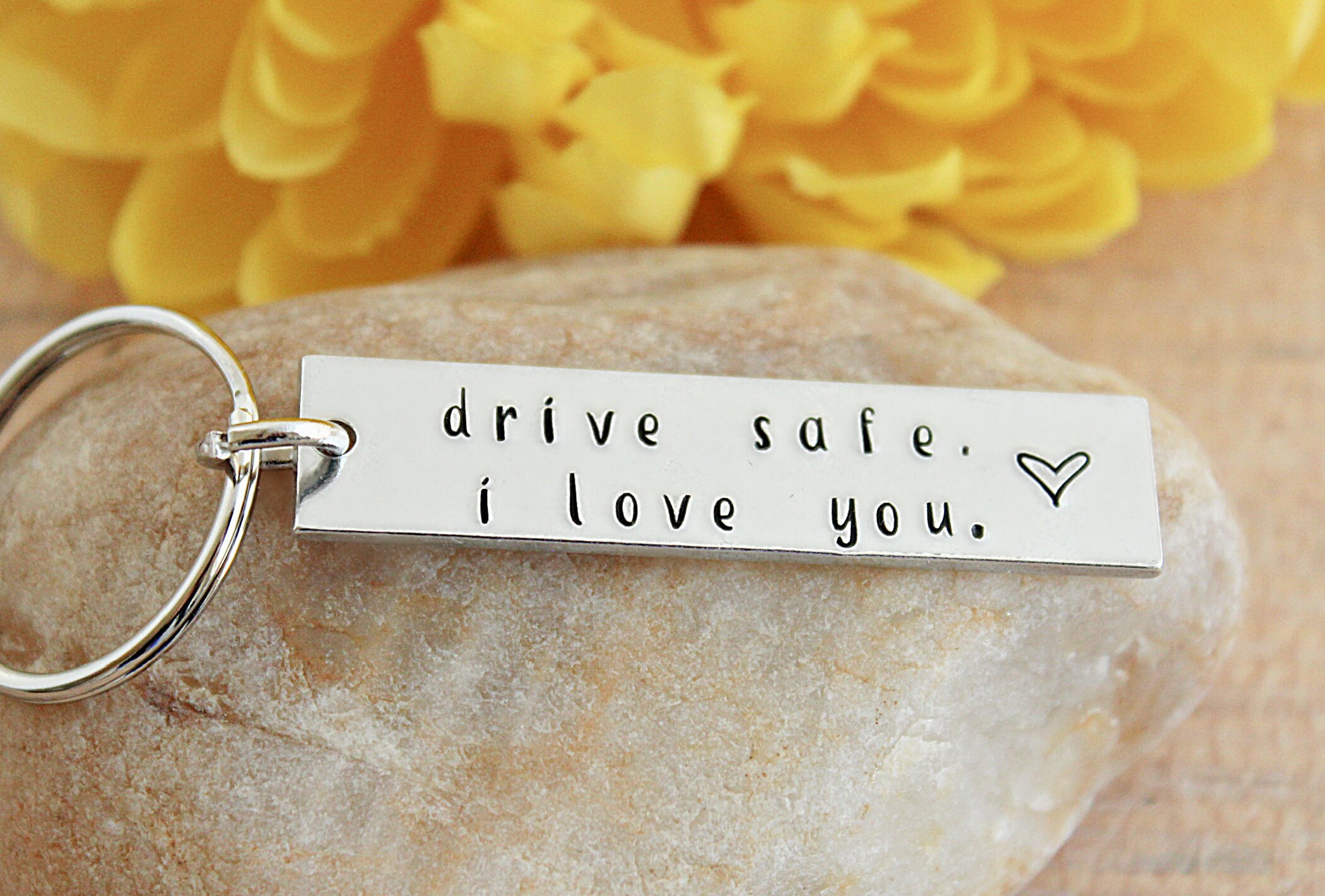 Unique Gifts for Husband Drive Safe Keychain I Love You | Etsy