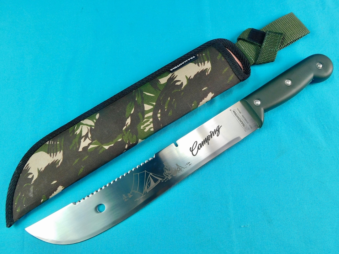 Tramontina Brazil Brazilian Saw Back Camping Survival Machete Knife W ...