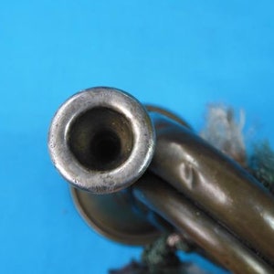 Antique WW1 US G R Band INST CO Grand Rapids Mich Brass Bugle Musical ...