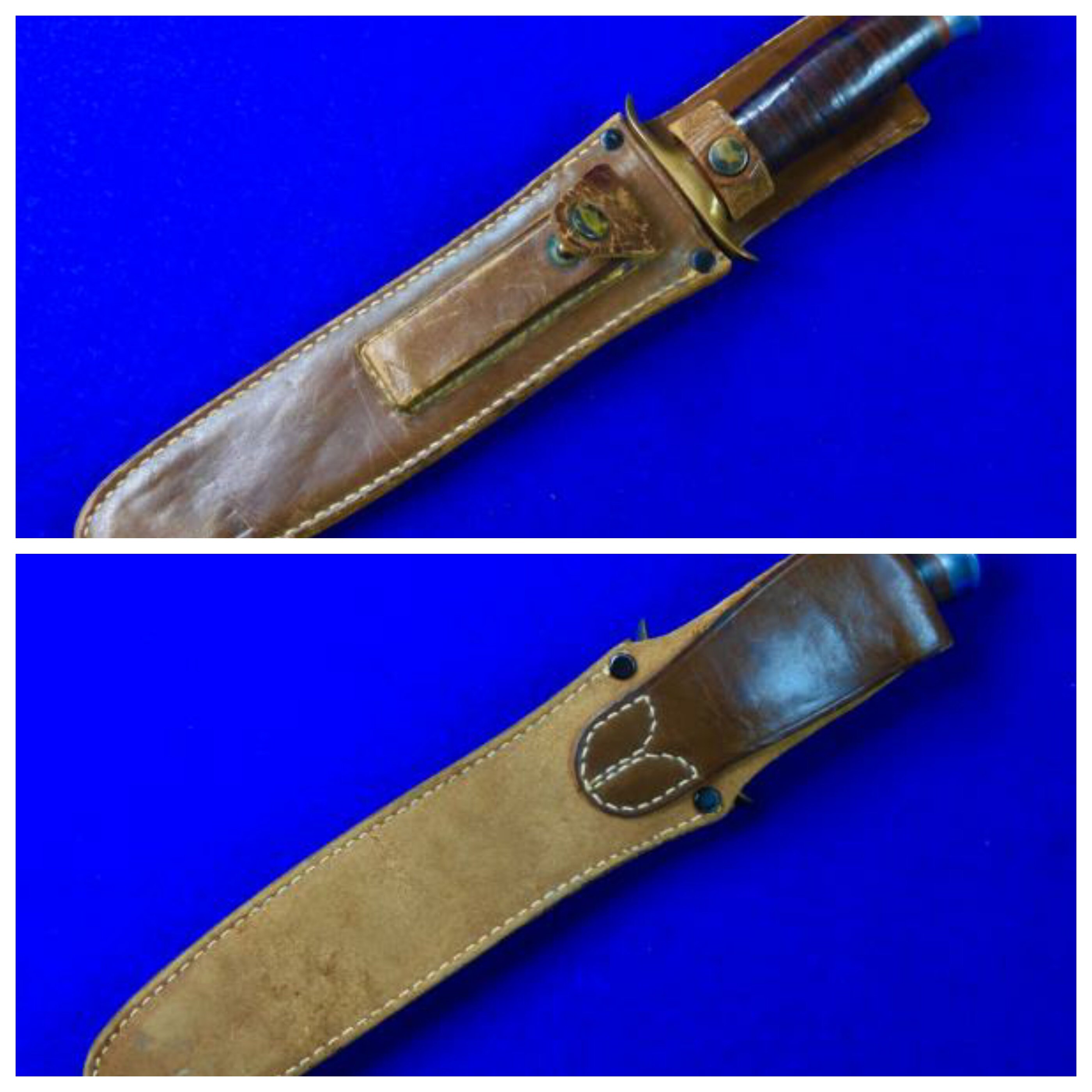 RARE US WW2 Custom RANDALL 1 Model Springfield Knife W/ Sheath Stone - Etsy