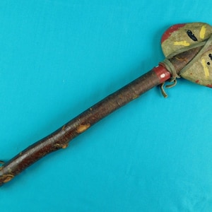 Antique Vintage Old Native American Indian Stone Head War Club Axe ...