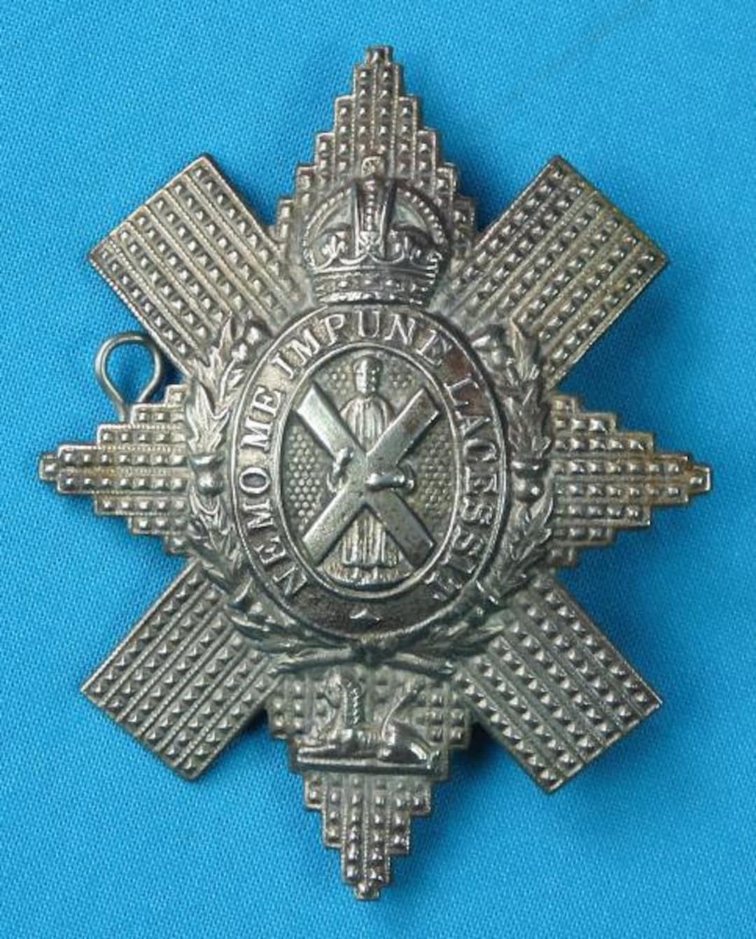 Vintage British Scottish Cap Badge - Etsy