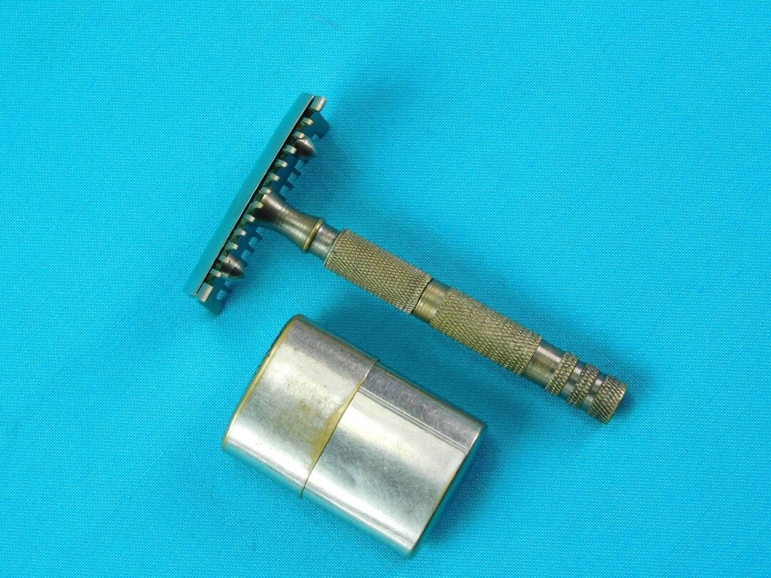 Vintage Aequator Solingen Double Edge Razor Traveling Shaving Kit Gift ...