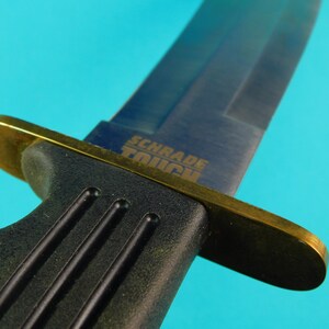 Large Military Bowie Schrade Tough Uncle Henry Survival Knife W/ Sheath ...