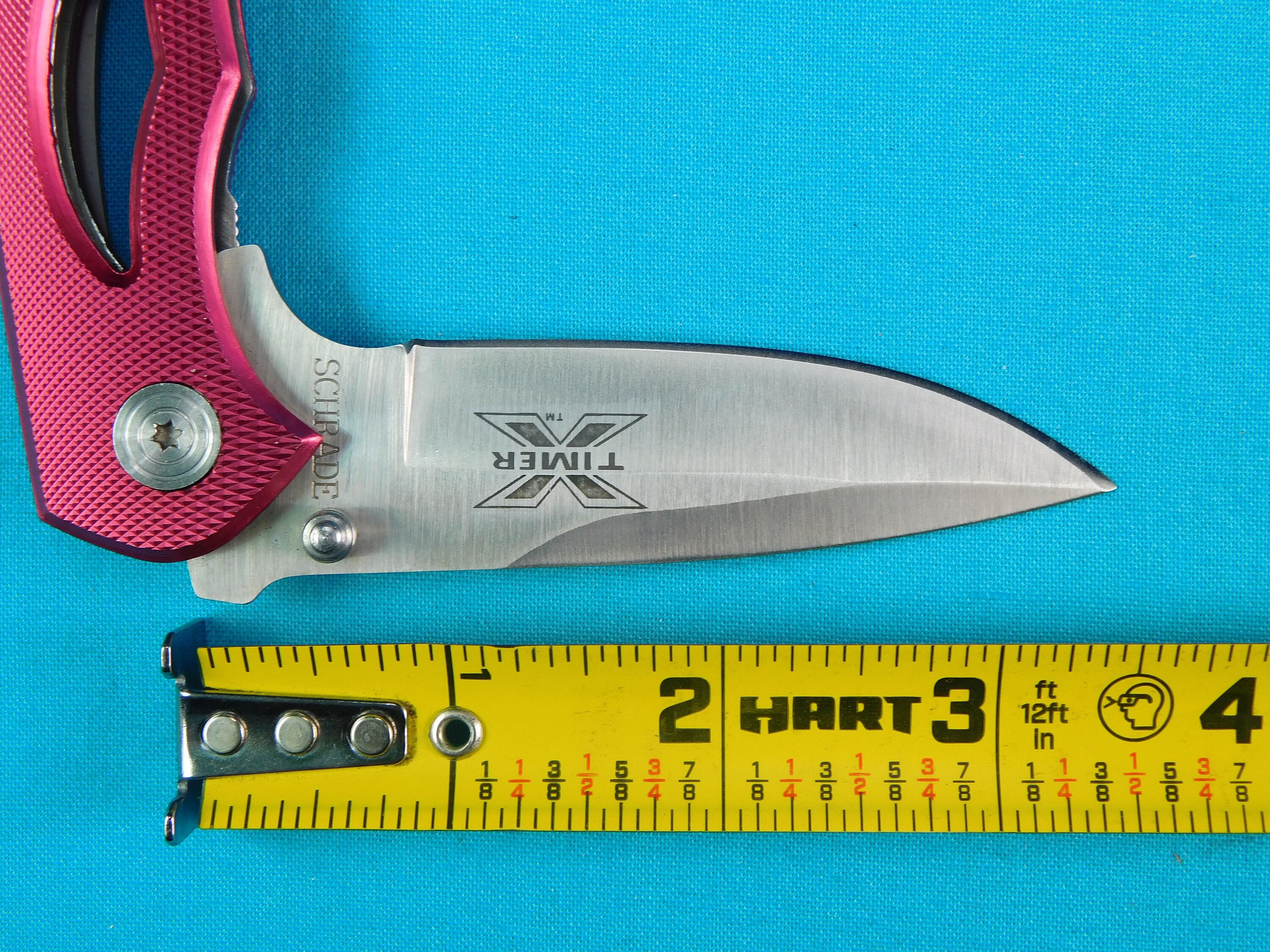 Vintage Schrade Taylor Brands X Timer Folding Pocket Knife Red - Etsy