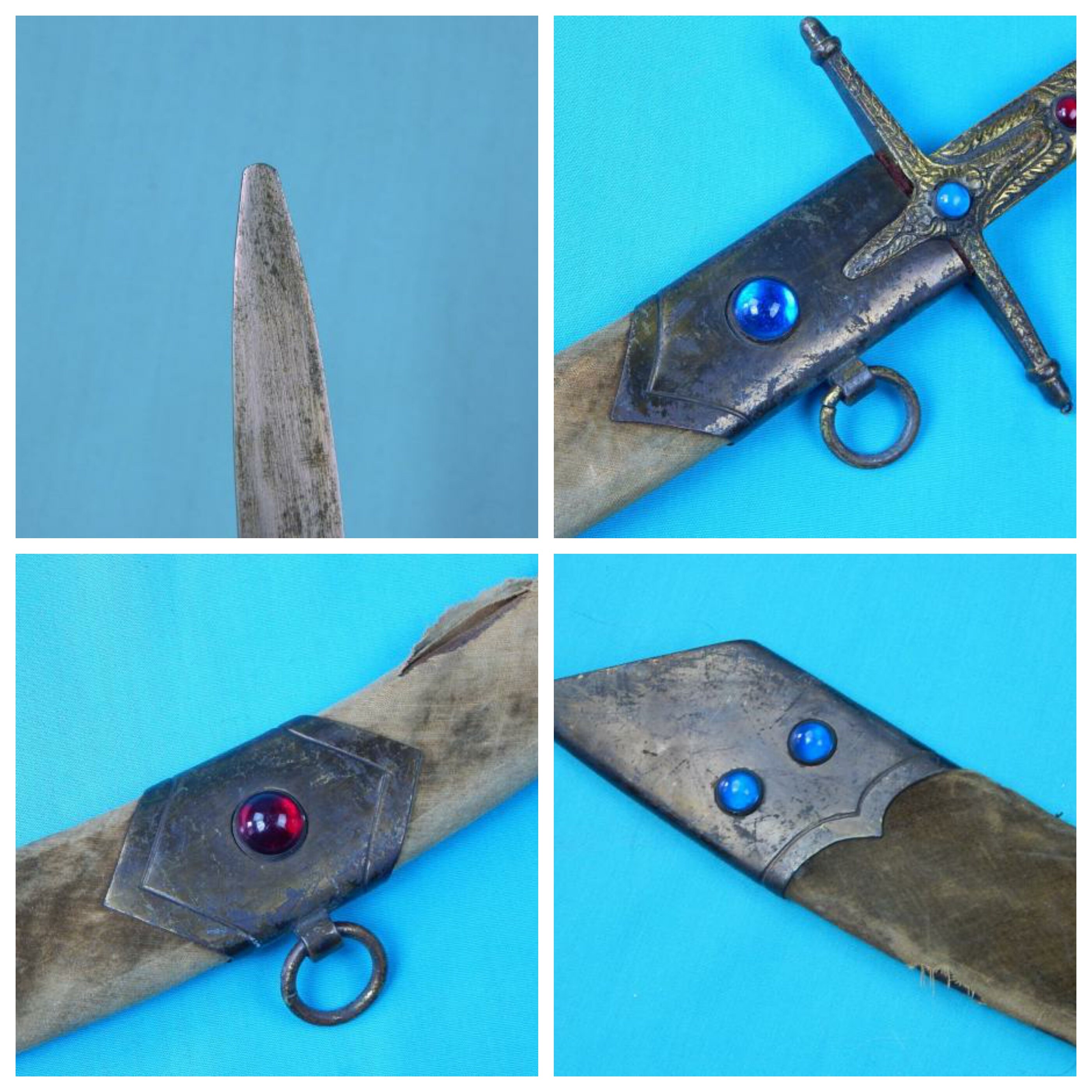 Antique Vintage Old Middle Eastern East Shamshir Sword W/ | Etsy