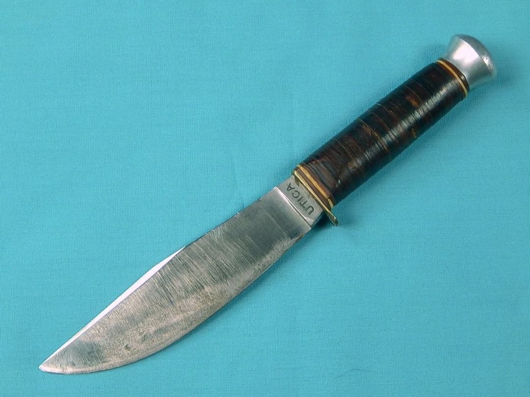Vintage Old US Utica German Made Fabrique En Allemagne Bowie Hunting ...