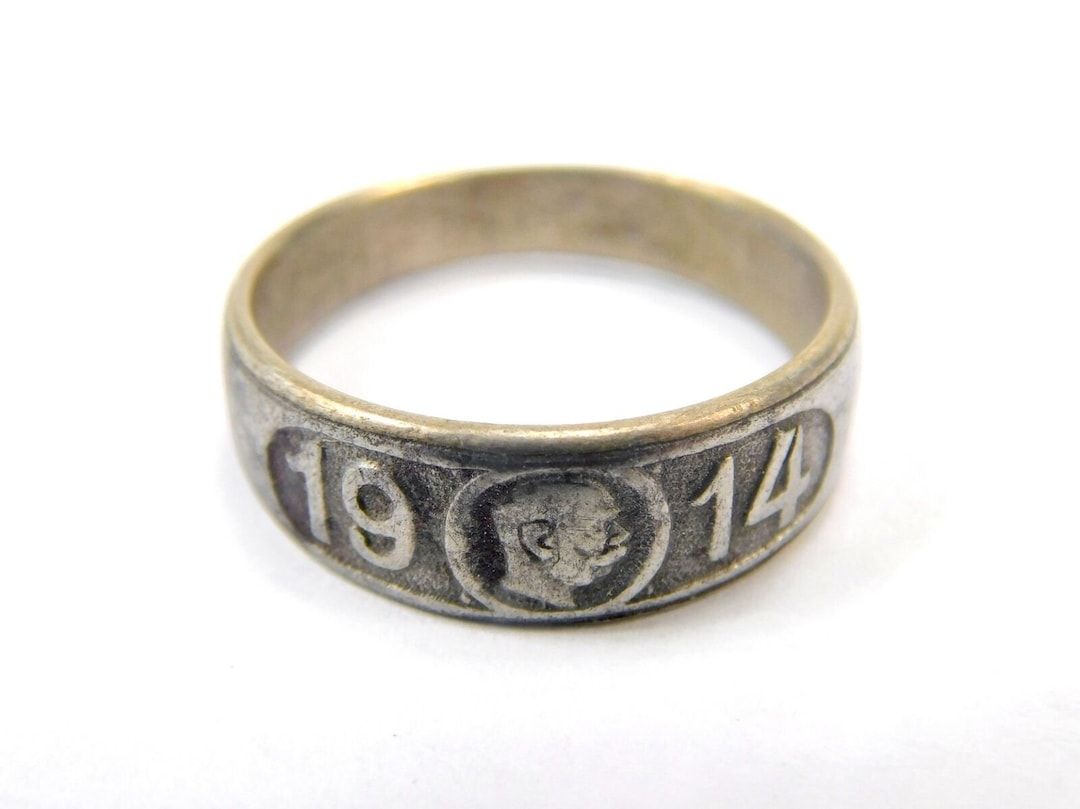 German Germany Antique Old WW1 Patriotic Ring Jewelry Iron Cross T - Etsy