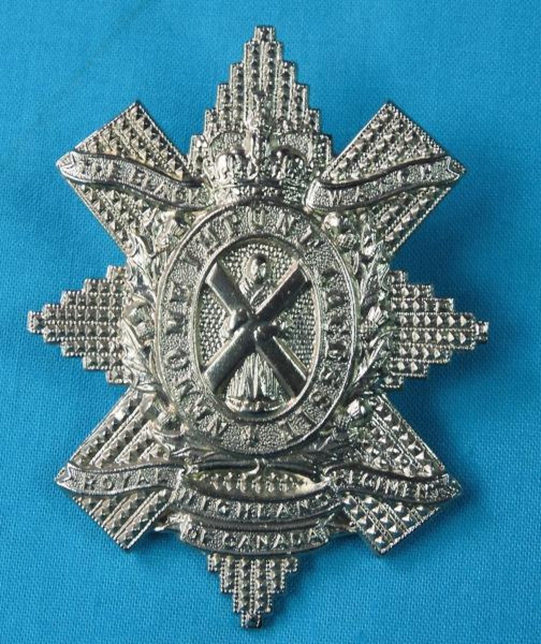 Vintage BLACK WATCH ROYAL Highland Regiment of Canada Canadian Cap ...