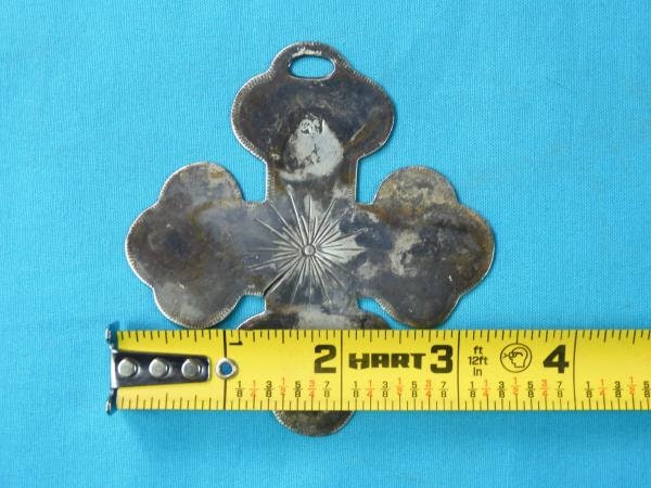 Antique Silver Fur Trade Native American Indian Pendant Cross Badge - Etsy