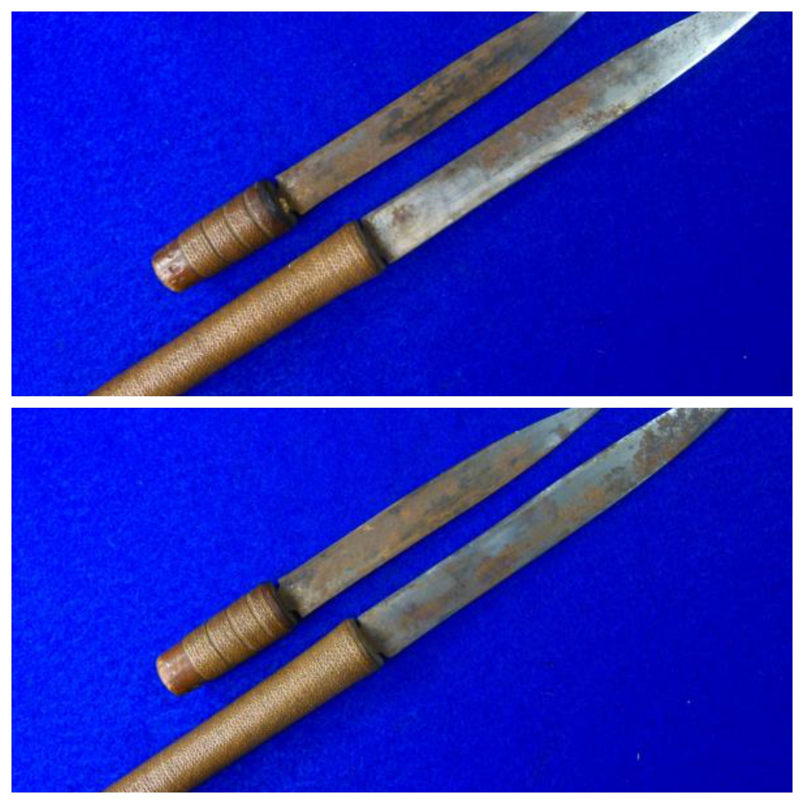 Antique Old Burma Burmese 19 Century DHA Knife Set W/ Scabbard - Etsy