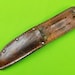 Vintage Ka-bar KABAR Leather Sheath Scabbard for Small Hunting Knife ...