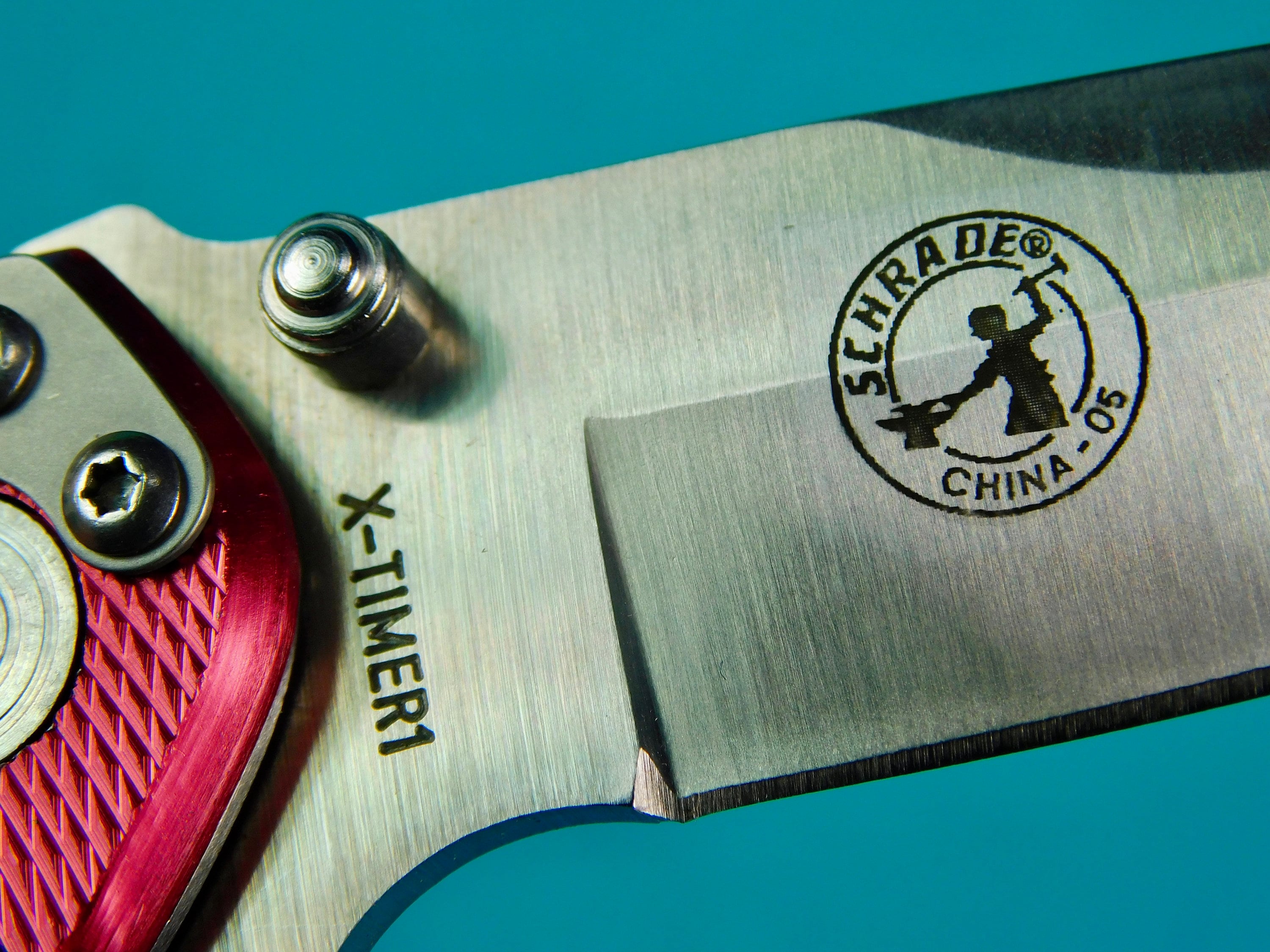 Vintage Schrade Taylor Brands X Timer Folding Pocket Knife Red - Etsy