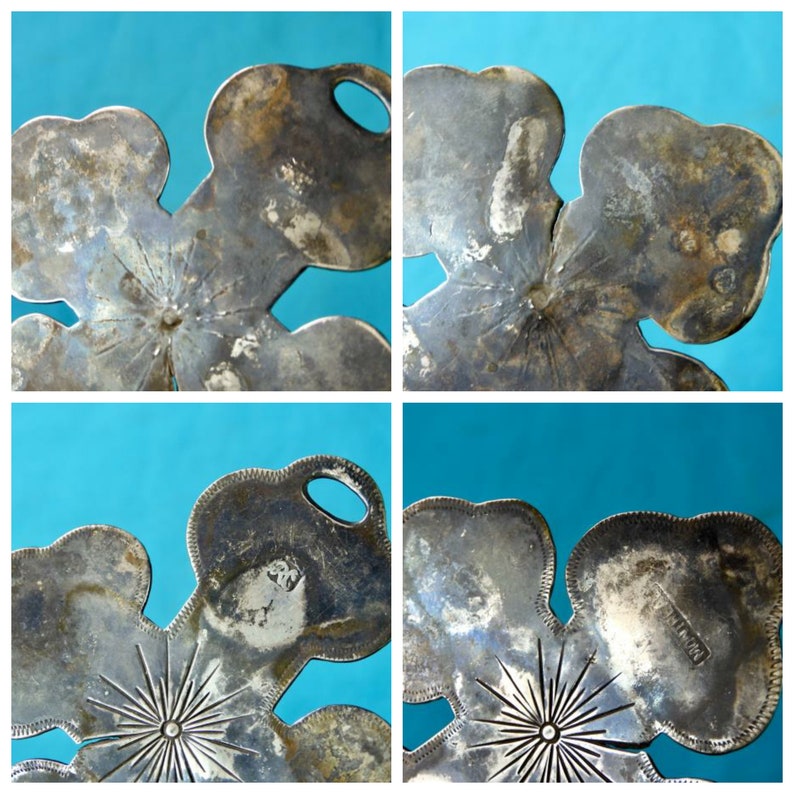 Antique Silver Fur Trade Native American Indian Pendant Cross - Etsy