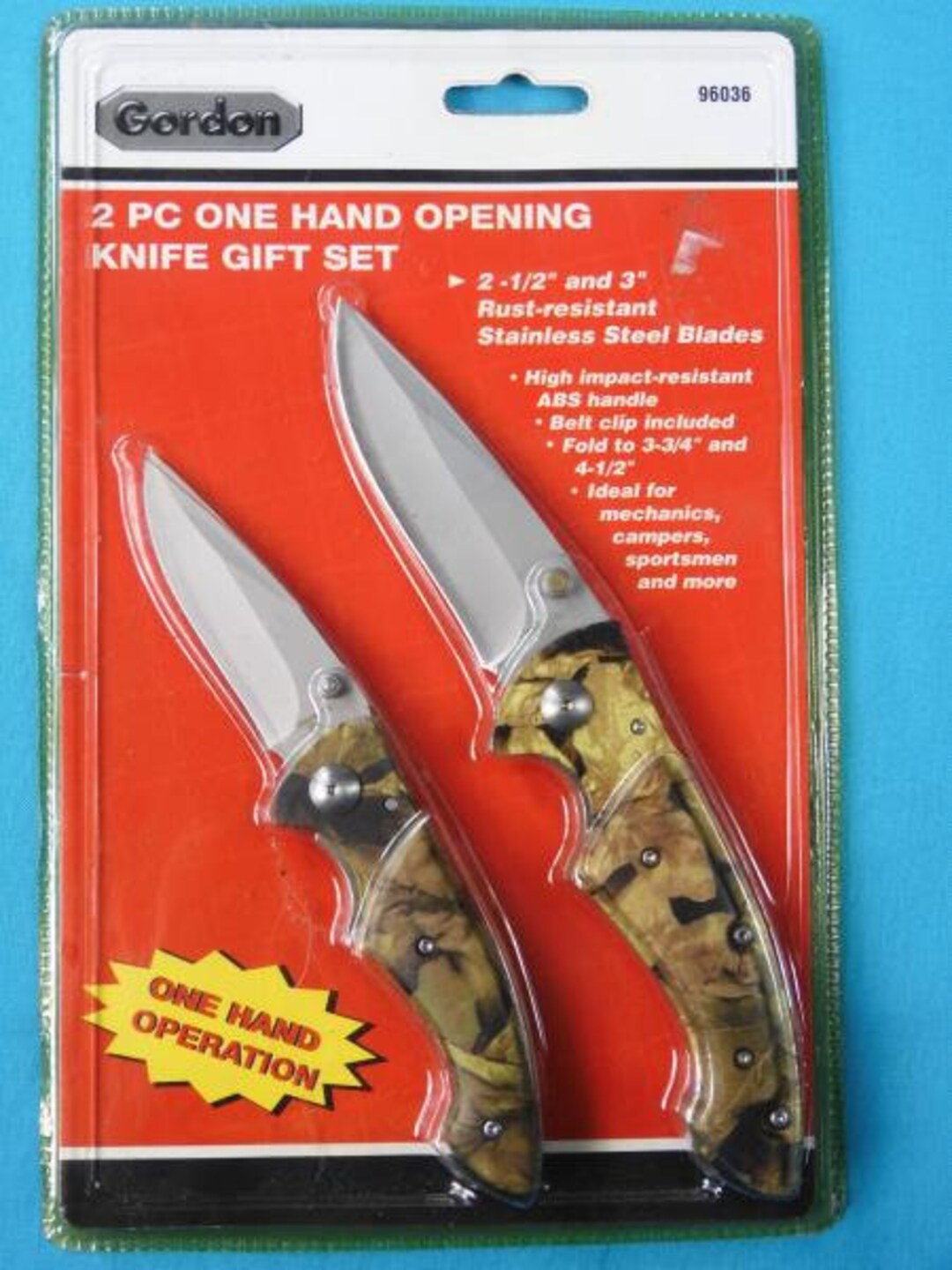 Gordon Gift Set of 2 Folding Pocket Knife - Etsy