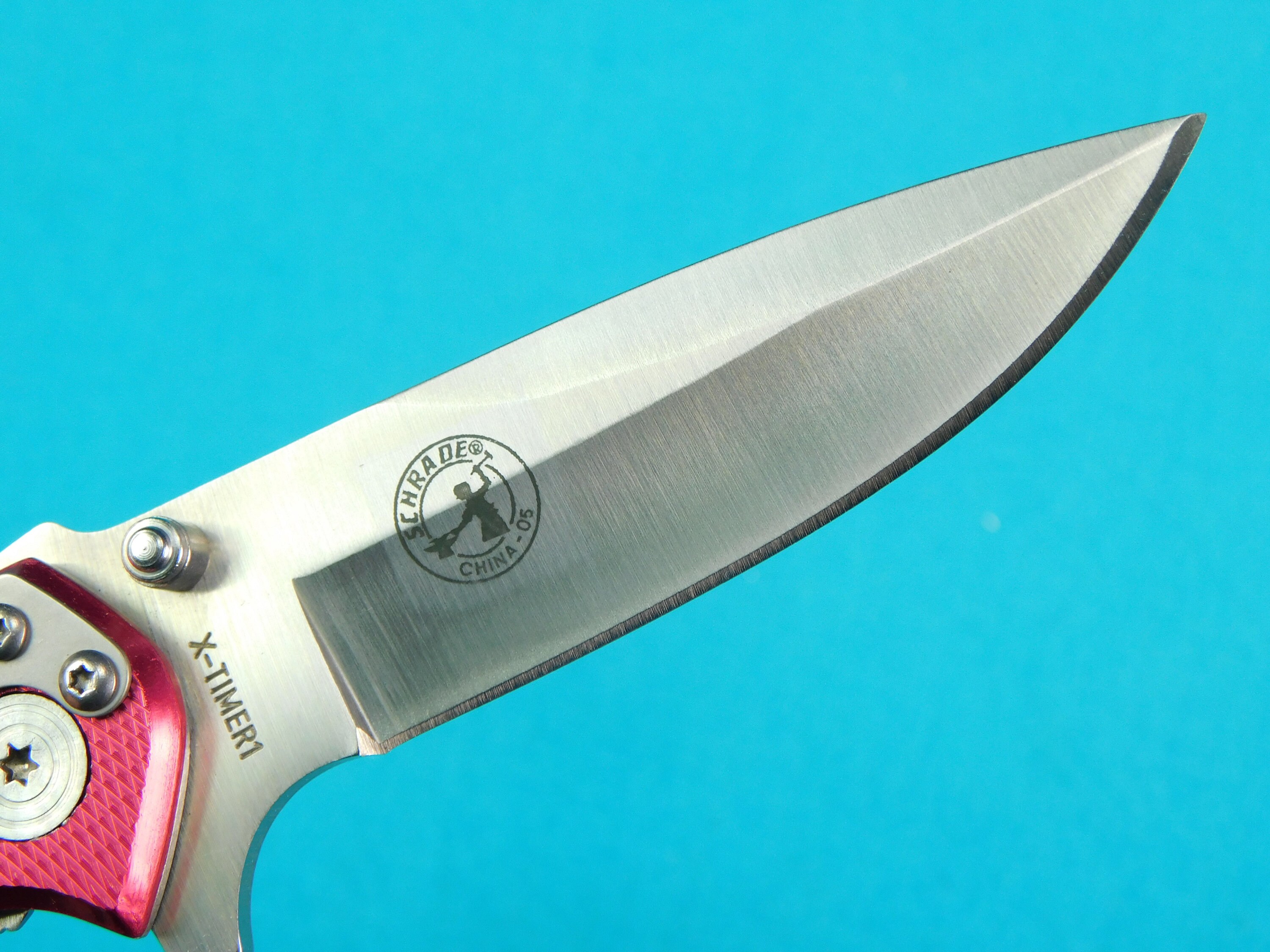 Vintage Schrade Taylor Brands X Timer Folding Pocket Knife Red - Etsy