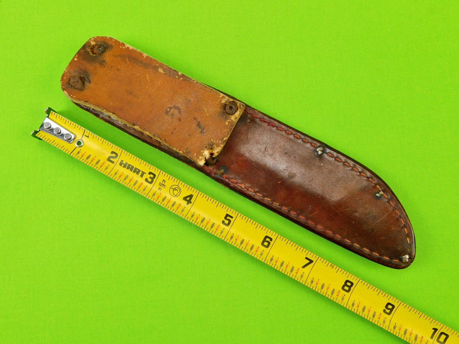 Vintage Ka-bar KABAR Leather Sheath Scabbard for Small Hunting Knife ...