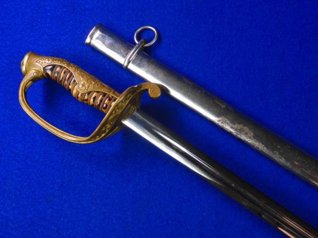 Japanese Japan Type 19 General Officer's Katana Sword W/ Scabbard - Etsy