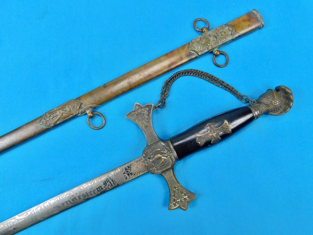 Antique 19 Century 1879 US Ames Knights of Pythias Fraternal ...