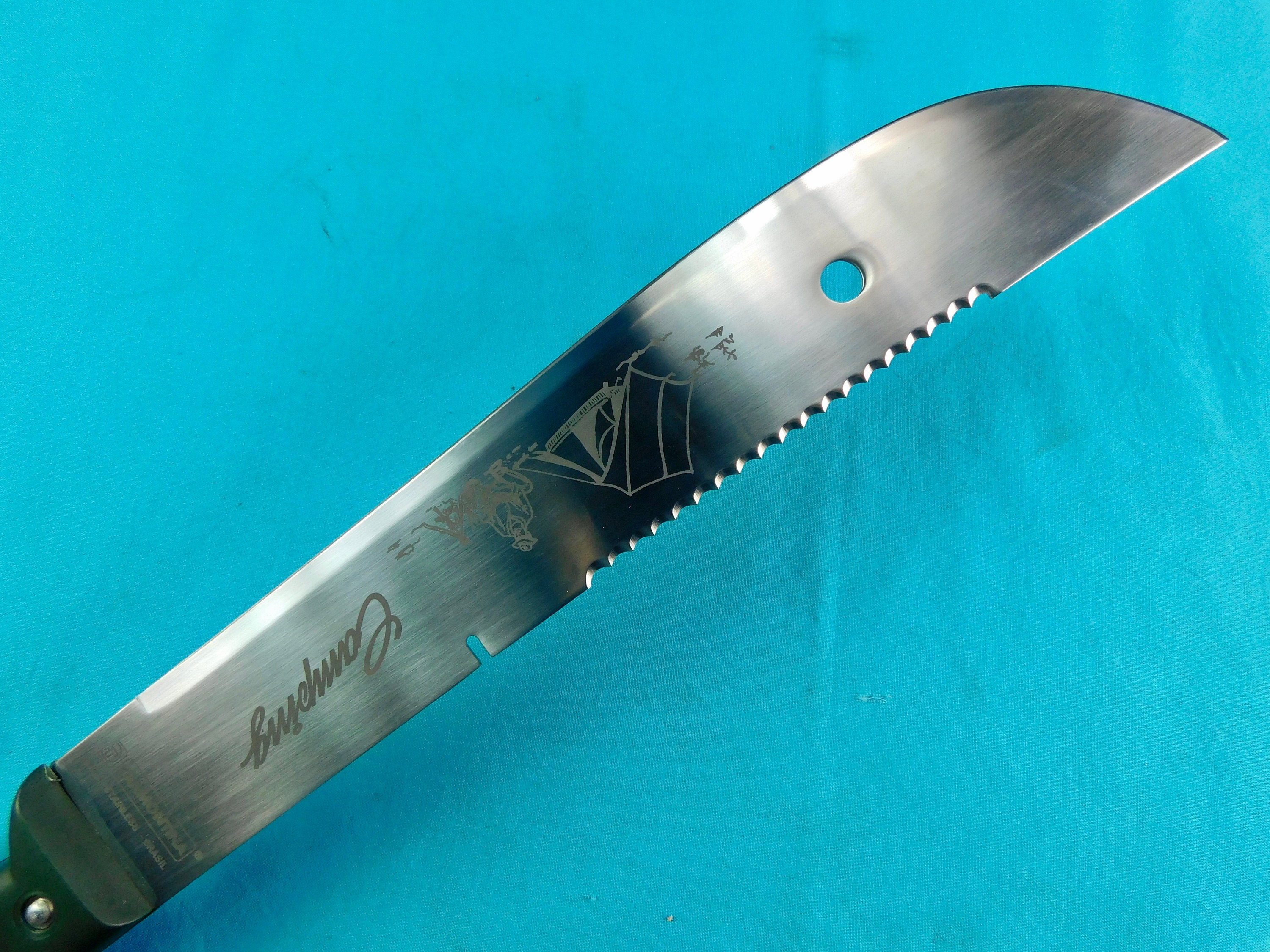 Tramontina Brazil Brazilian Saw Back Camping Survival Machete Knife W ...