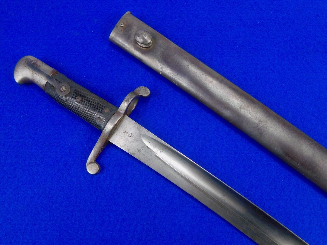 Antique Old US Civil War British Import Short Sword W/ Scabbard - Etsy
