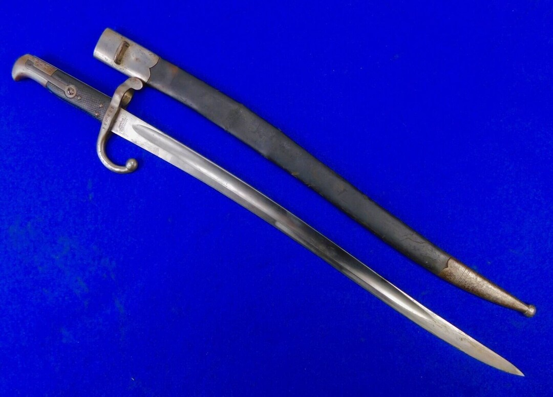 Antique Danish Pre WW1 Model 1867 German Made Short Sword W/ Scabbard ...