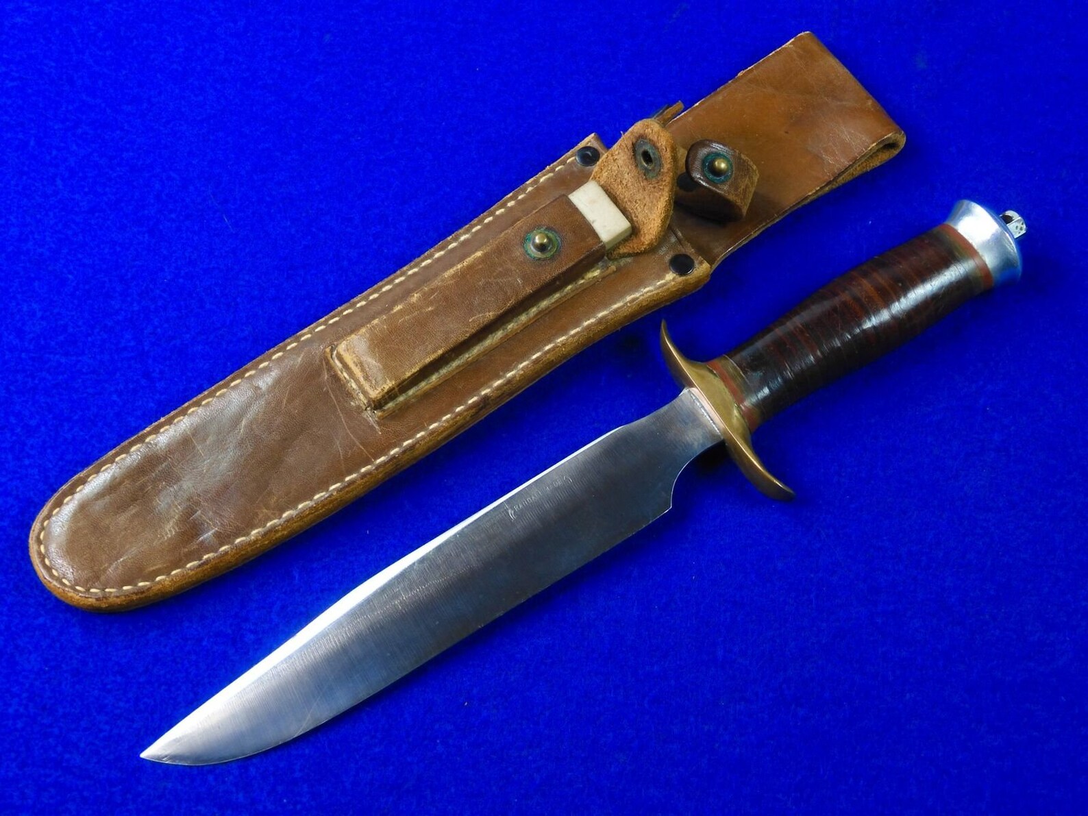 RARE US WW2 Custom RANDALL 1 Model Springfield Knife W/ Sheath Stone - Etsy