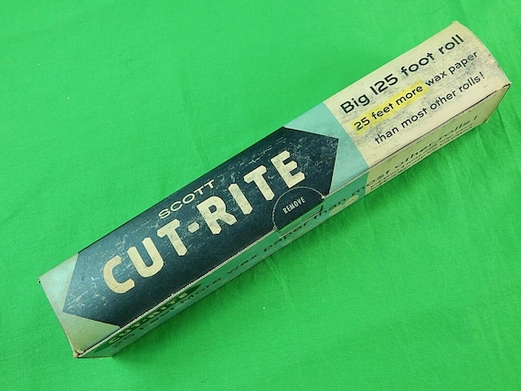 Vintage US 1957 Scott Cut-Rite Wax Paper New Old Stock | Etsy