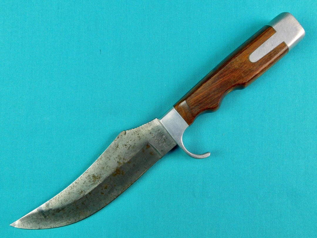 Vintage US Made Olsen OK MI Skinner Hunting Knife - Etsy