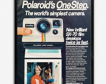 Polaroid Camera Ad - Etsy