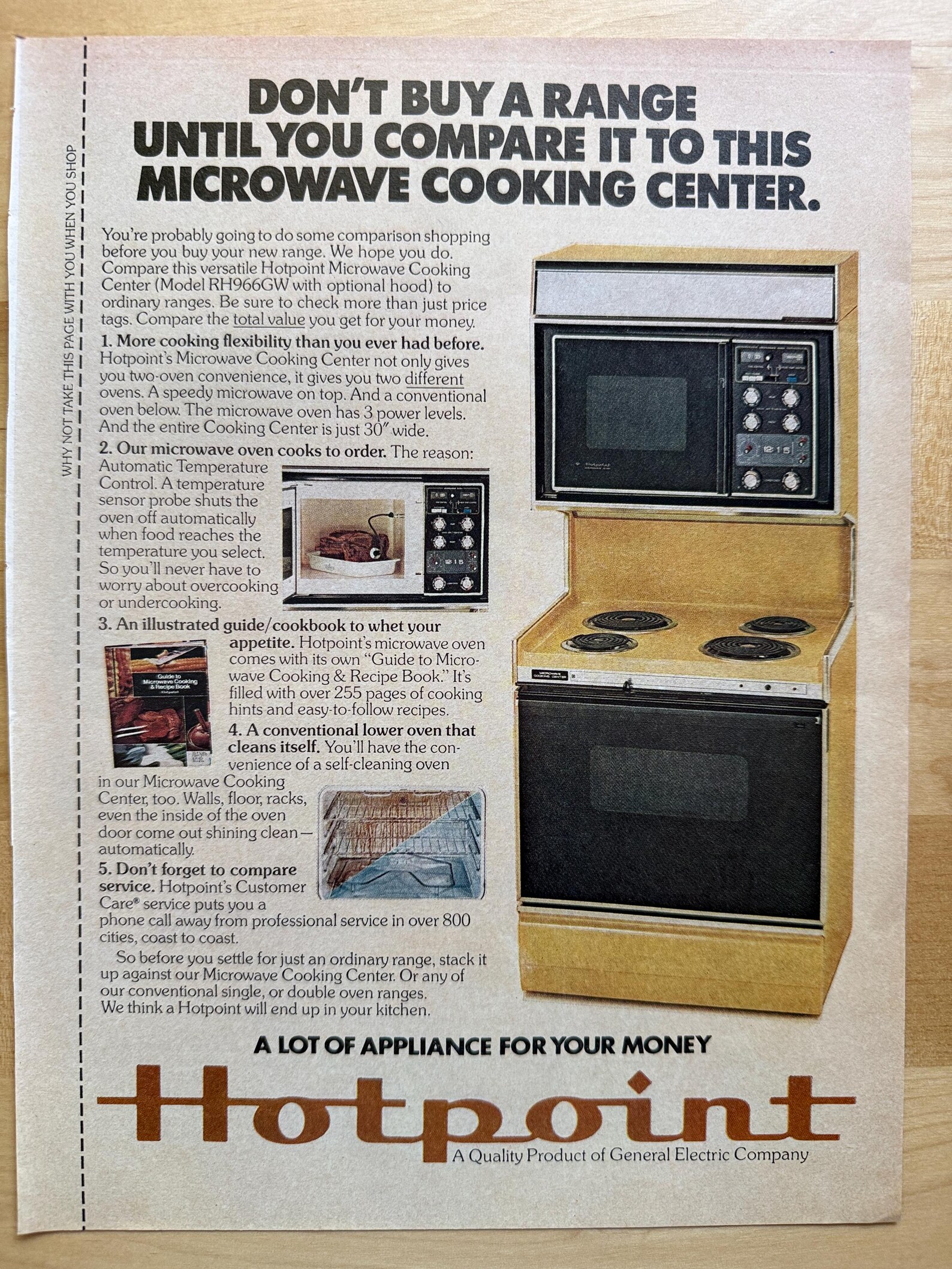 VINTAGE HOTPOINT AD, 1970s Kitchen Decor, Yellow Kitchen Appliances ...