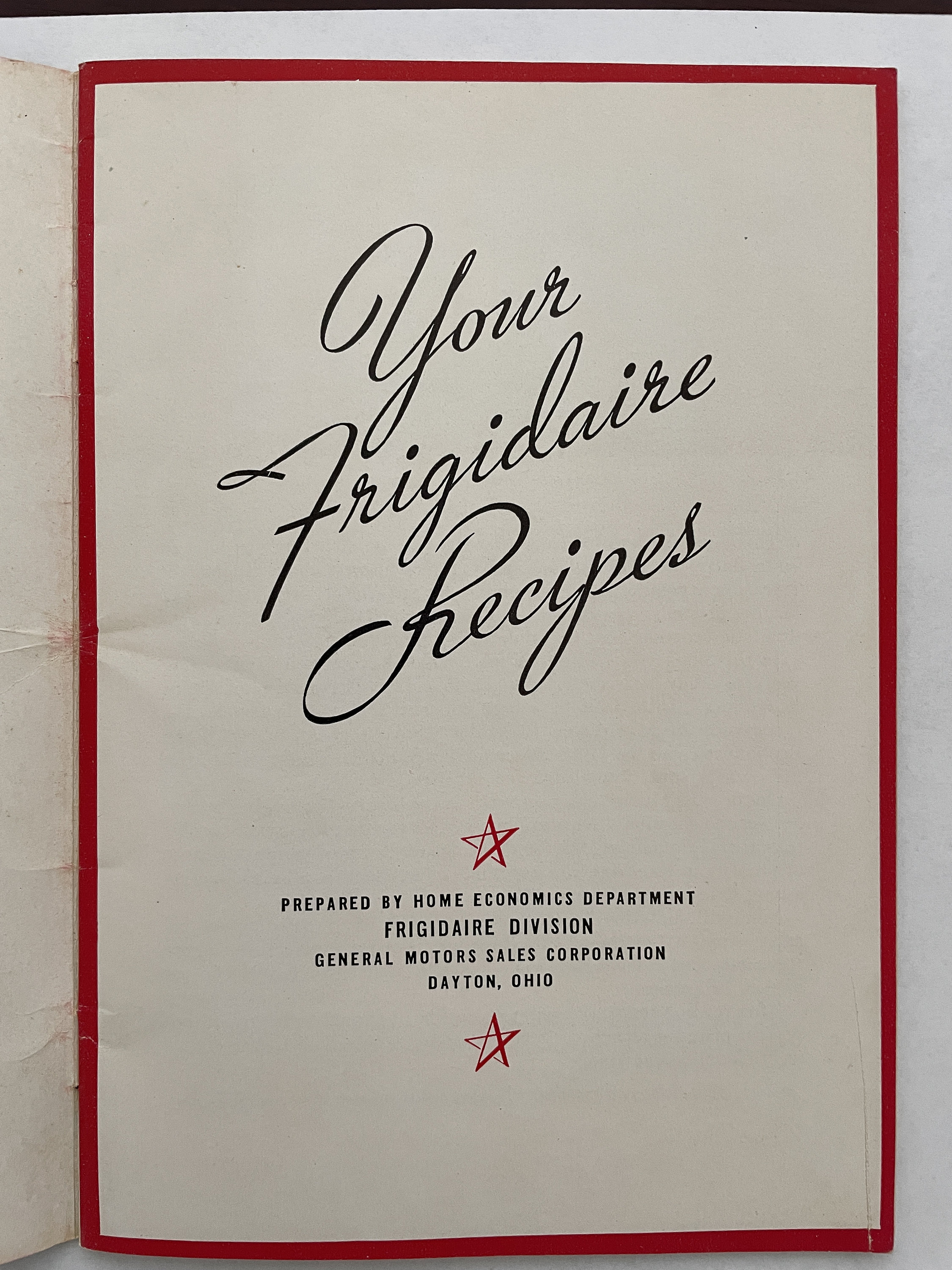 Vintage 1936 Frigidaire Recipe Booklet, Vintage Recipes, 1930s Kitchen ...
