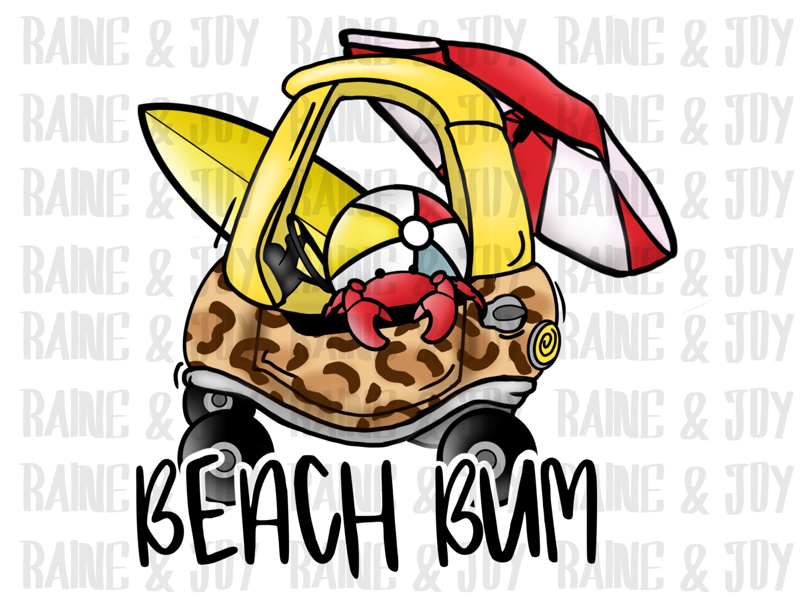 Beach bum png Summer png Kids sublimation designs Beach | Etsy