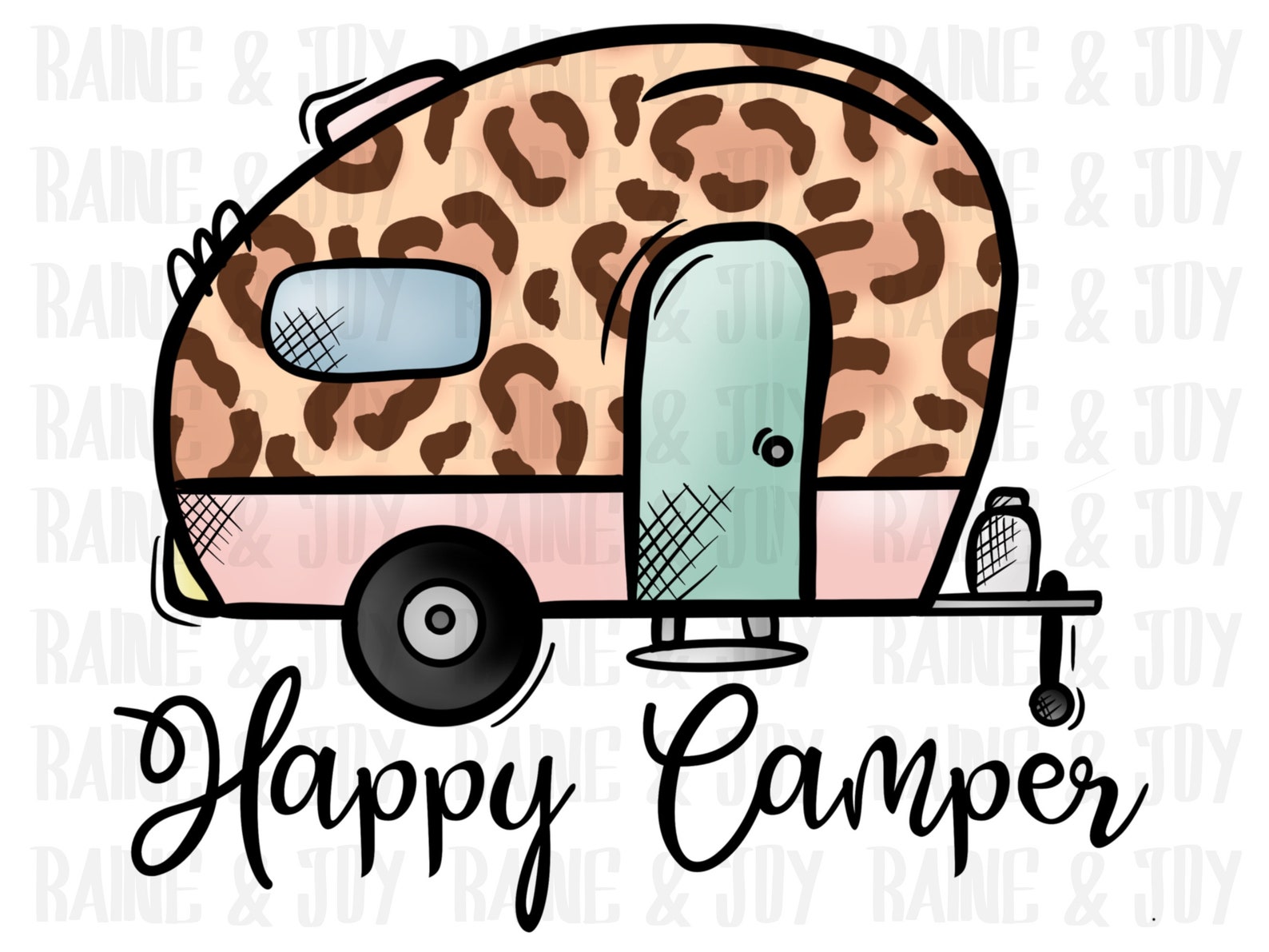 Happy Camper Png Camper Png Camping Png Camp Png Leopard - Etsy Canada