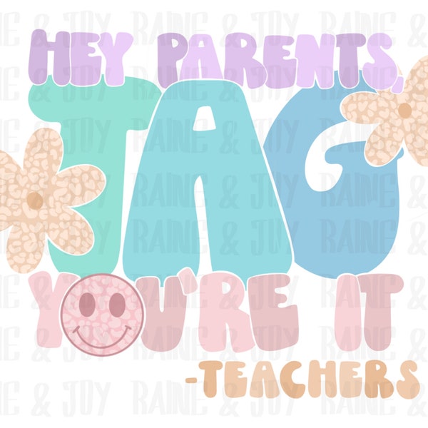Parents Tag Your It Png - Etsy