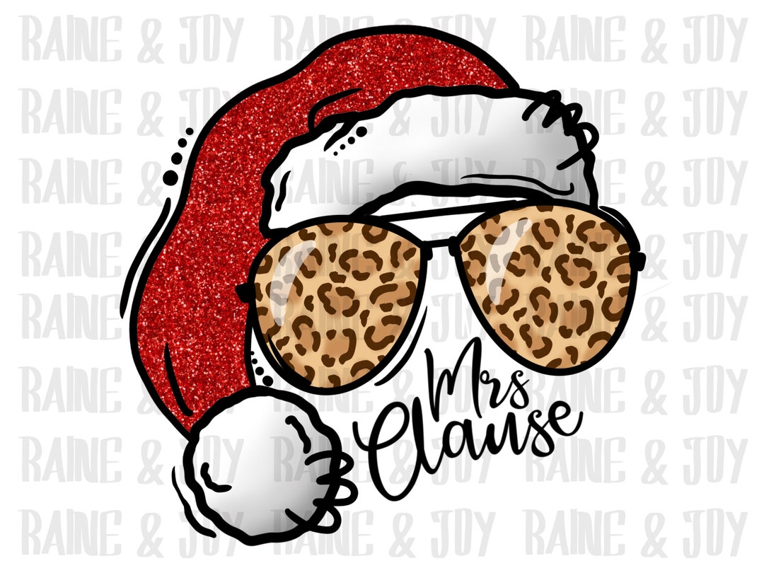 Leopard Mrs Clause Png, Santa Clause Png, Christmas Png, Santa Png ...
