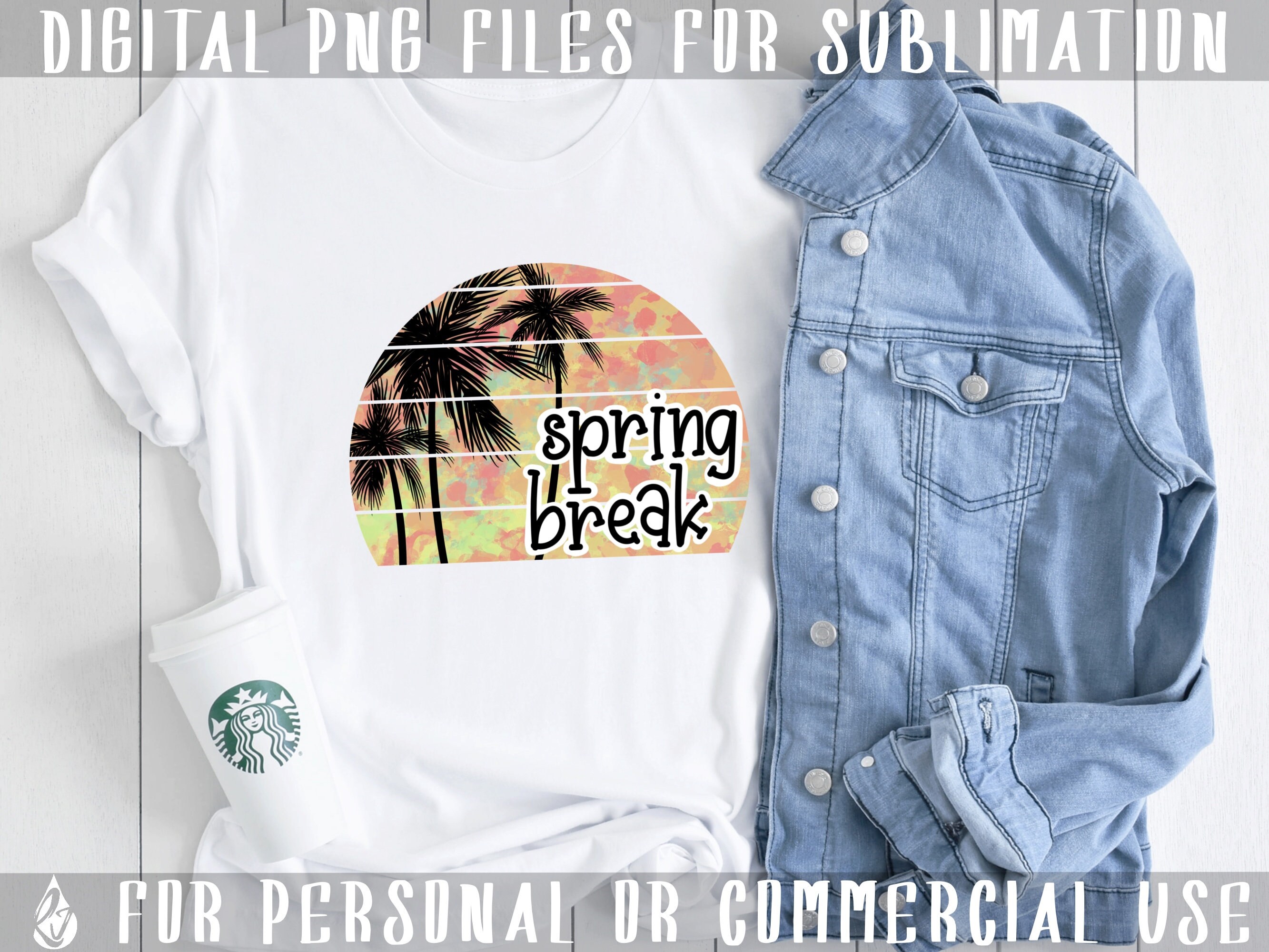 Spring Break Png Spring Shirts Png Spring Png Spring - Etsy