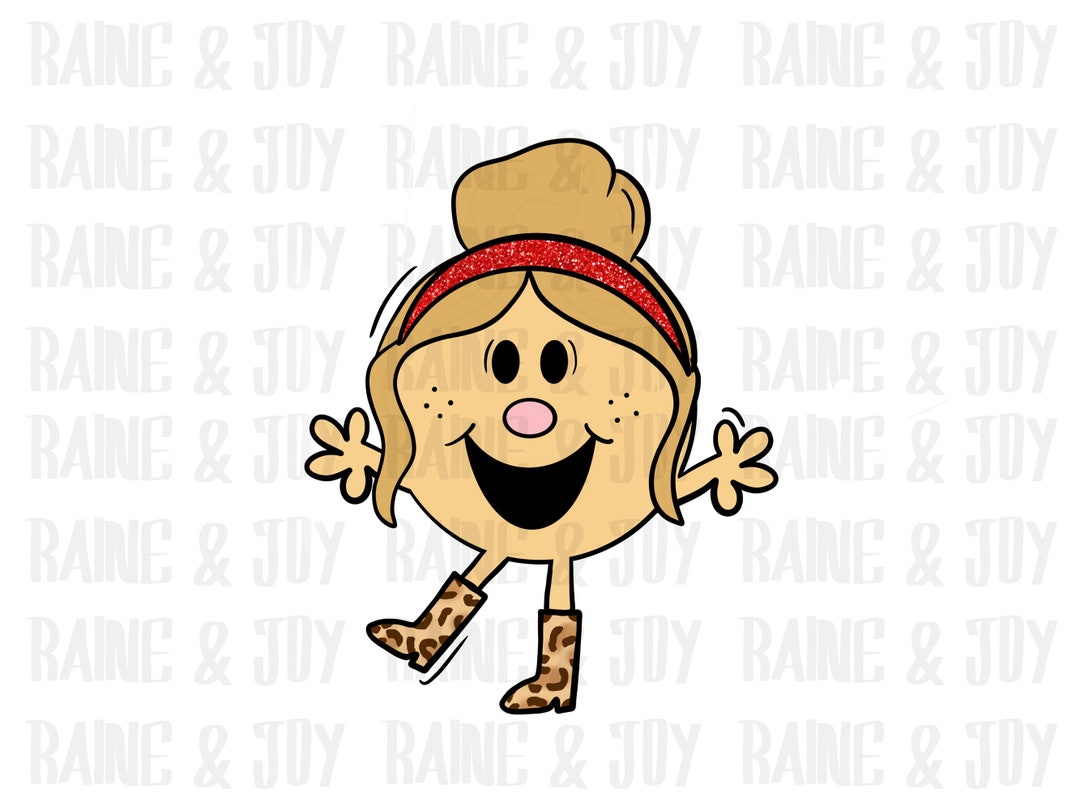 Little Miss Png, Blond Little Miss Png, Sublimation Designs Downloads ...