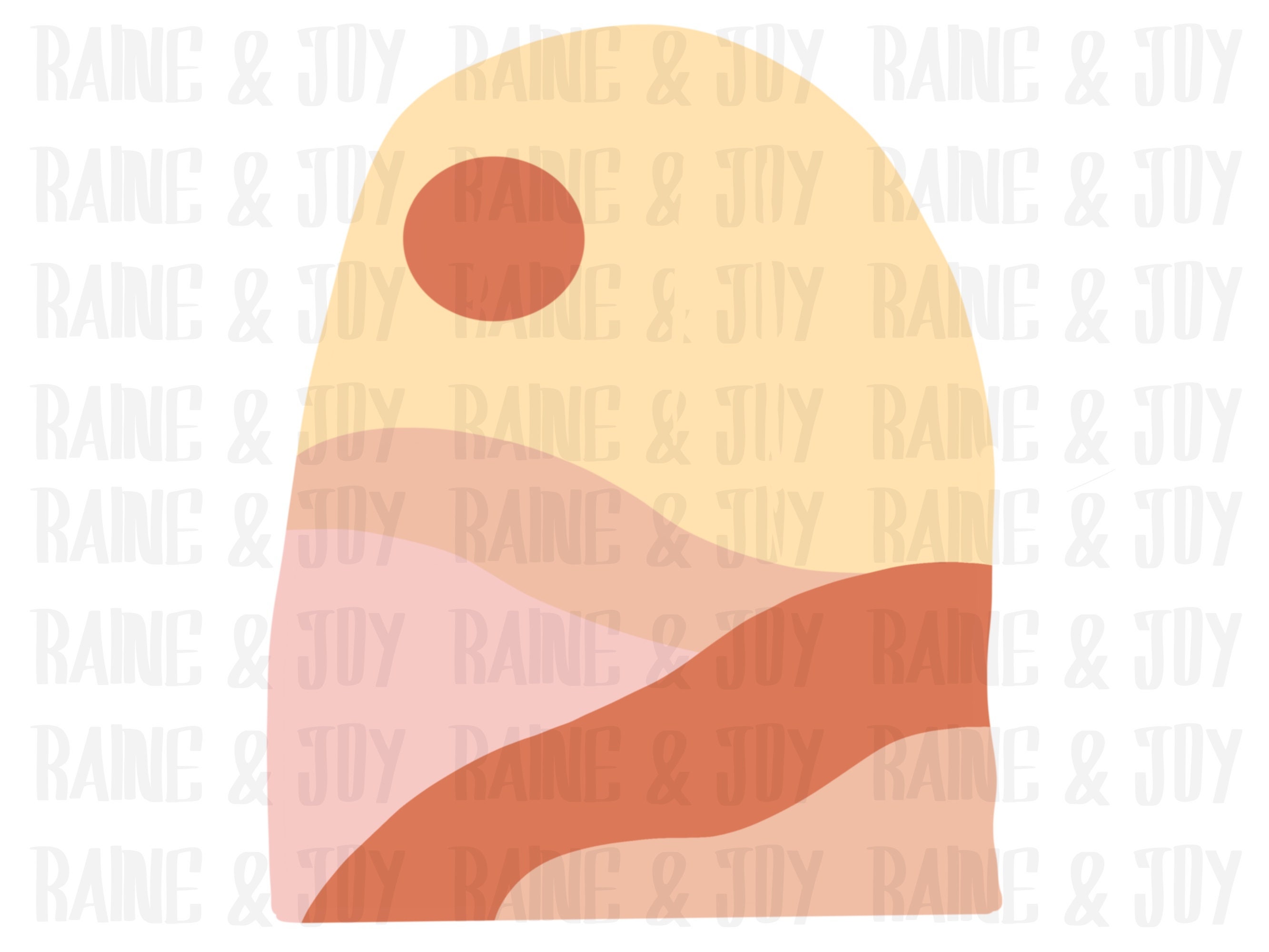 Boho sunset png Sunset png Bohemian sunset png Summer png | Etsy