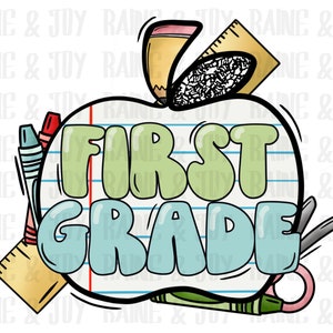 Back to School Bundle, Teacher Png, First Grade Png, Second Grade Png ...