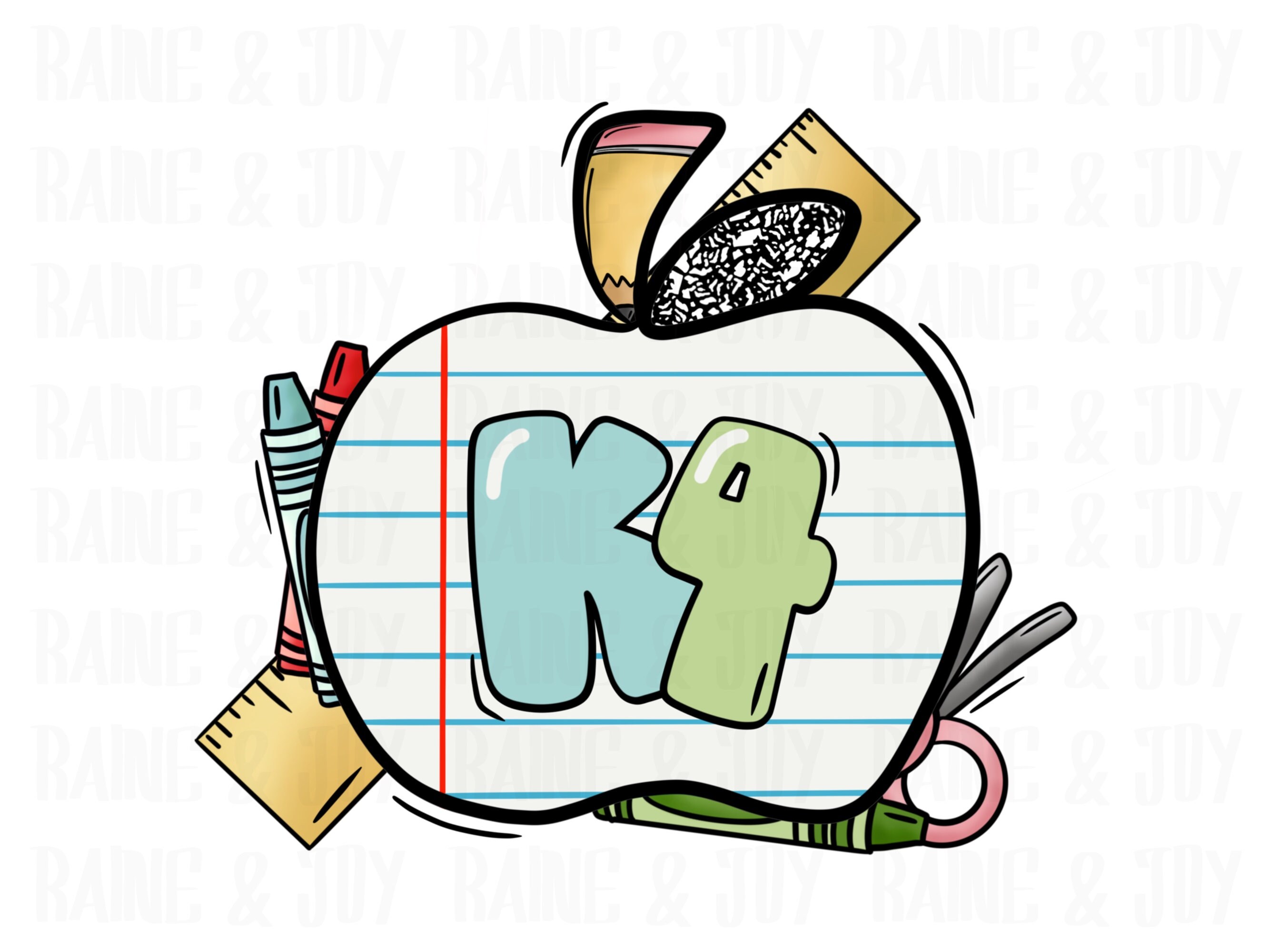 Pre-k Png K4 Png Preschool Design Back to School Png - Etsy